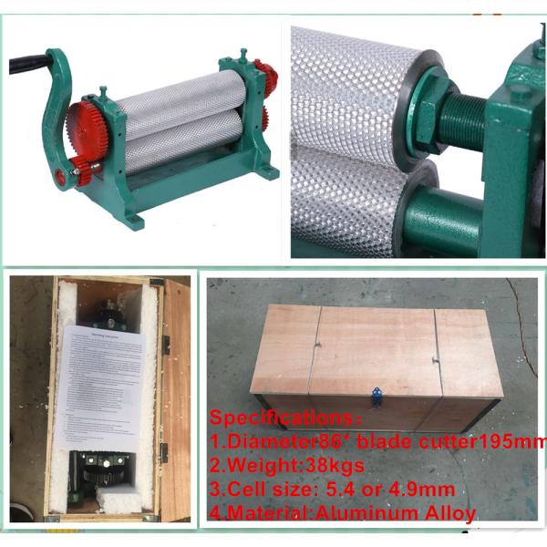 Quality Aluminum Alloy Manual Beeswax Foundation Machine for Beekeeping for sale