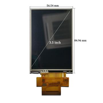 Quality Mcu Spi 3.5in Tft Lcd Display Module 280cd/m2 Dot Matrix Tft Screen for sale