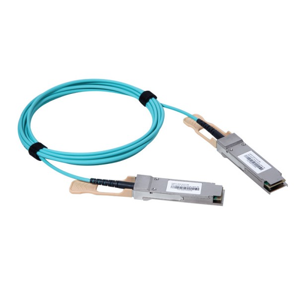 Quality 100g qsfp28 Active Optical Cable 10M Reach Bidirectional parallel link for sale