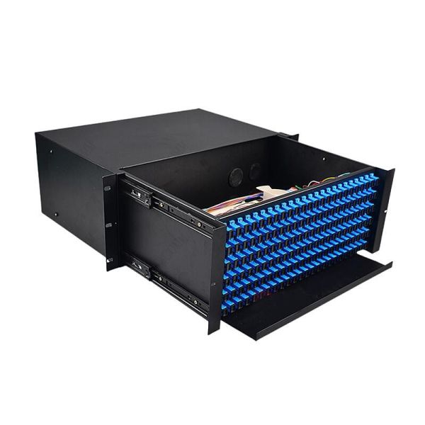 Quality Indoor Optical Fiber Distribution 144core 19 Rack Mount Fiber Patch Panel for sale