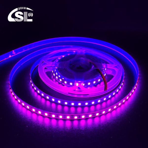 Quality Customized 12v24v 8mm 120leds Pink Die-Cutting Board SMD2835 Led Strip Light for sale
