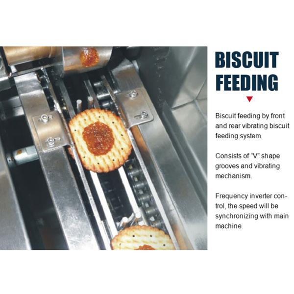 Quality New Design Automatic Filling Biscuit Sandwiching Machine For Sale for sale