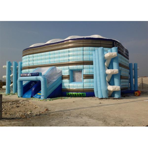 Quality Big Football Station Kids Inflatable Playground , Big Party Inflatable Football for sale