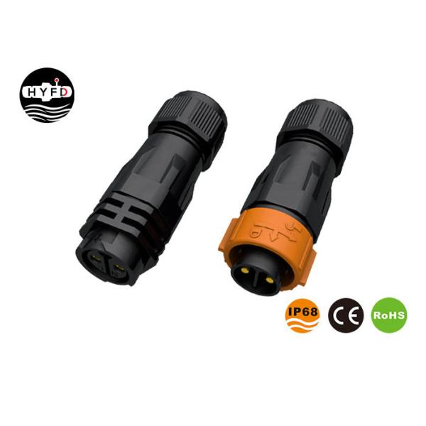 Quality Auto Lock Waterproof 11.5MM M19 2 Pin Circular Connector for sale
