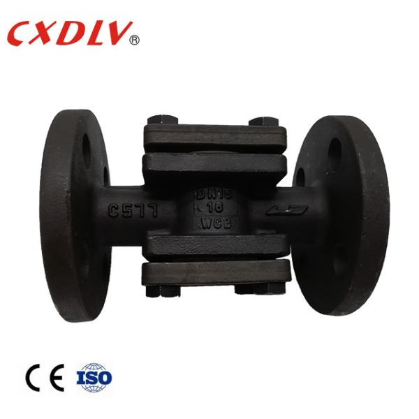 Quality CF8M Sight Flanged Glass Flow Indicator 1/2 Balls Inside for sale