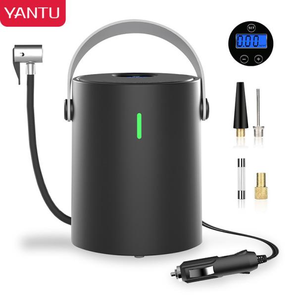 Quality YANTU A05 Wired Air Compressor High Pressure Tire Inflator with 6.5A Work Current for sale