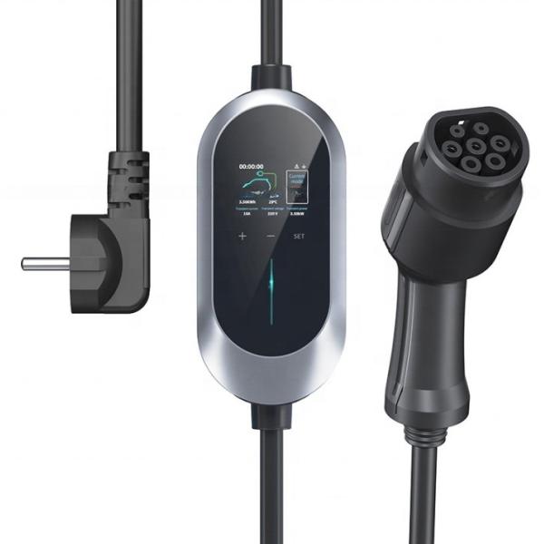 Quality Portable Mobile Mode2 EV Charger Charging Station 16A 250V Charging Cable ABS for sale