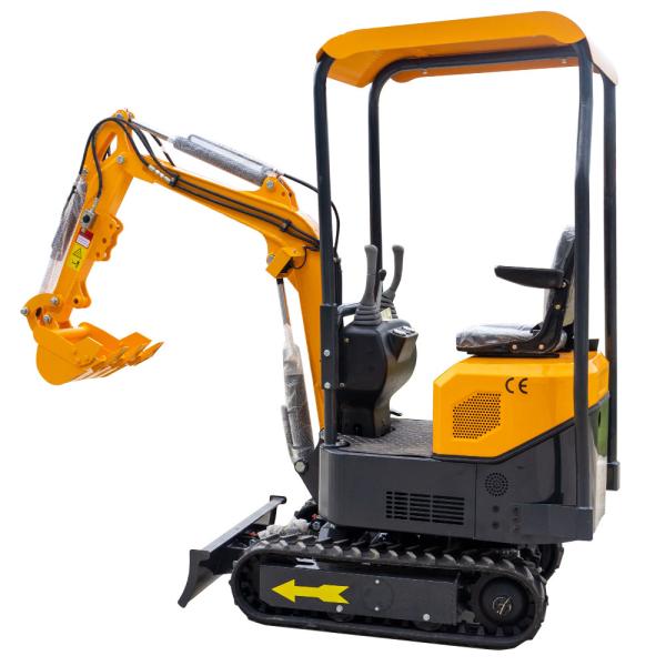 Quality 1Ton Four Legged Shed Mini Crawler Excavator Low Consumption for sale