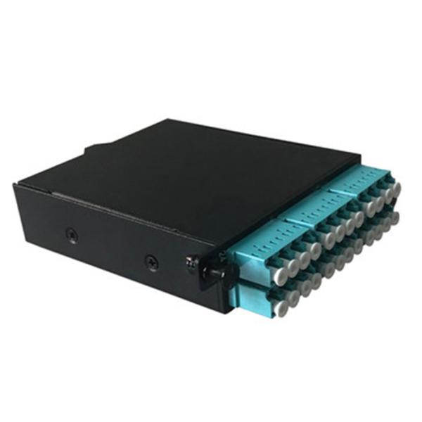 Quality MTP / MPO Fiber Optic Patch Panel High Density 1U 19 Inch 96 Cores for sale