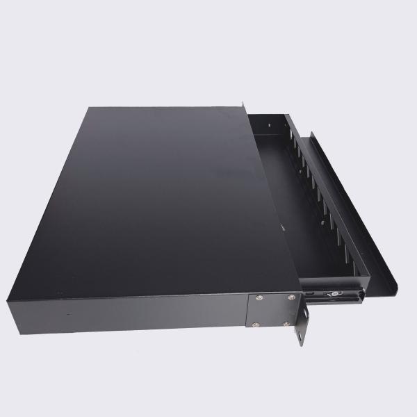 Quality 1U 12 Ports 19 Inch SC Duplex Fiber Optic Patch Panel with Customized Logo and for sale