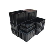Quality Reusable Packing ESD Safe Plastic Boxes Corrugated Bin Antistatic for sale