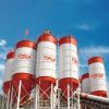 china High Rigidity Welded Cement Silo 50 Ton Cement Silo Customizable
