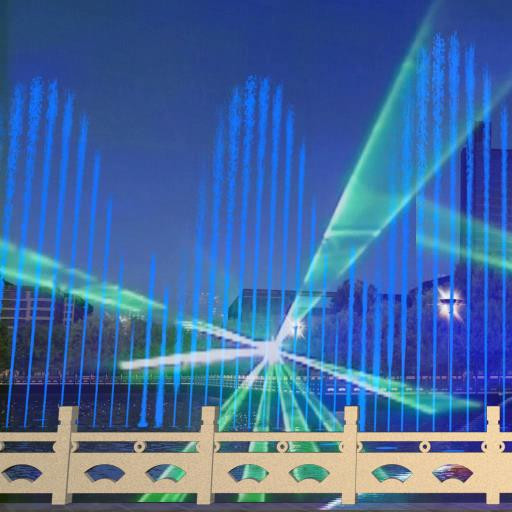 Quality High Spray Laser Water Projector Screen 380V 220V for sale