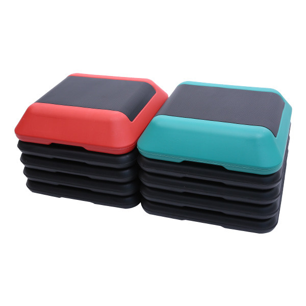 Quality L40*W40*H30cm Aerobic Exercise Step Platform , 4 Risers Step Aerobics Stepper for sale