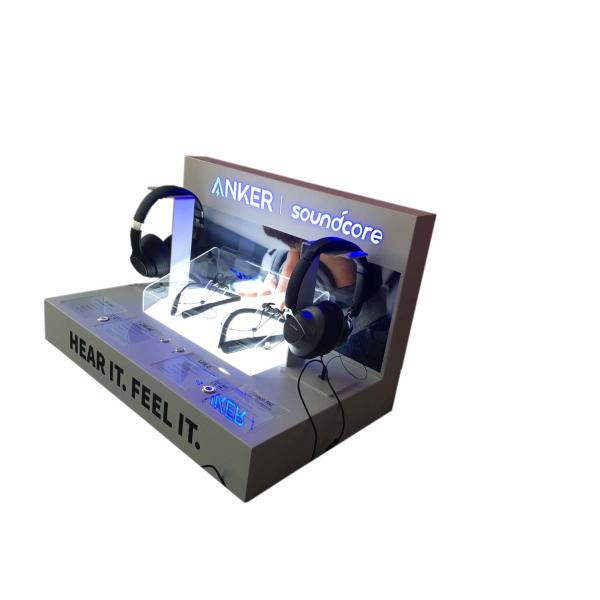 Quality Earphone Desktop Metal POP Displays Multiscene Chargeable Durable for sale