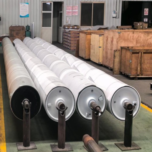 Quality Corona Nip Roller with 55-65 Shore A Hardness and 13000mm Maximum Face Length for BOPP BOPET Production Line for sale