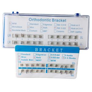 Quality Precise and Comfortable Low Profile Dental MBT Mini Bracket Orthodontics with CE for sale