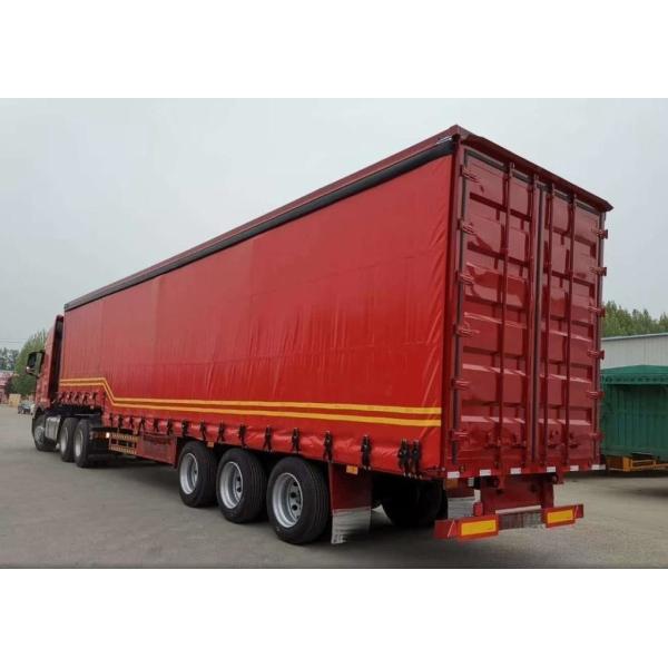 Quality Curtain Side Truck Semi Trailer Sliding Curtain Container Box Truck Fast loading and unloading for sale