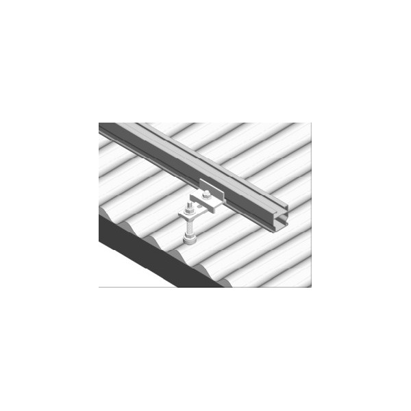 Quality Flexibility Rooftop Hooks Solar Power System Solar Panel Racking Structure for sale