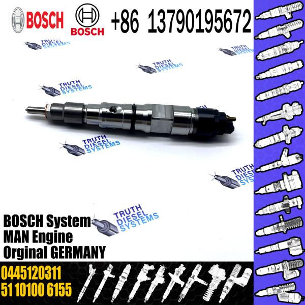 Quality Diesel Engine Fuel Injector 0445120281 0445120311 51101006155 51101006121 for sale