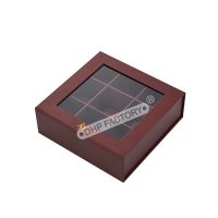 Quality Sturdy Luxury Chocolate Boxes Packaging Chocolate Paper Box With Clear Window for sale