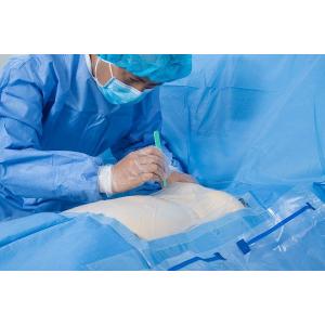 Quality By Pass Sterile Surgical Drapes , Cloth Surgical Drapes Cardiovascular Clear Incise Film for sale