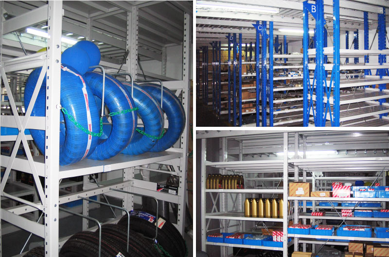 Mezzanine Rack for automobile 4s stores Warehouse Storage Rack