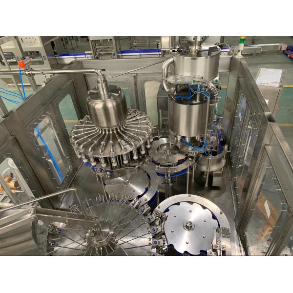 Quality High Speed 3 In 1 Hot Filling Machine , Beverage Bottling Line Automatic for sale