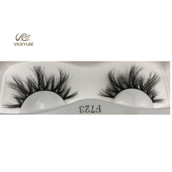 Quality Full Strips Cotton 19mm Mink Volume Eyelash Extensions for sale