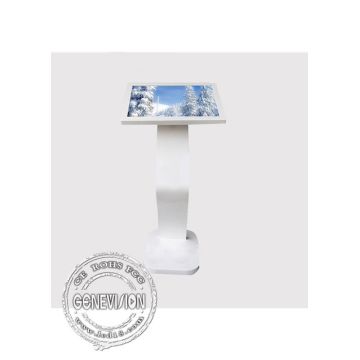 Quality 21.5 inch Touch Screen Kiosk Windows10 Interactive Table WIFI Digital Podium for sale