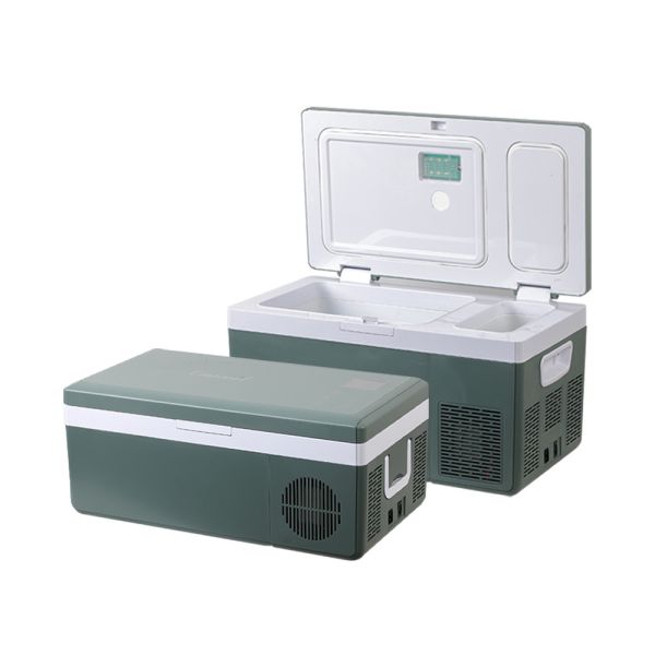 Quality Digital Touch Mini Portable Car Fridge for Car Camp Travel 25L Rechargeable Cooler Box for sale