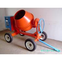 Quality 4 Wheel Manual Tipping Mini Diesel Concrete Mixer with 350 Liters Drum for sale