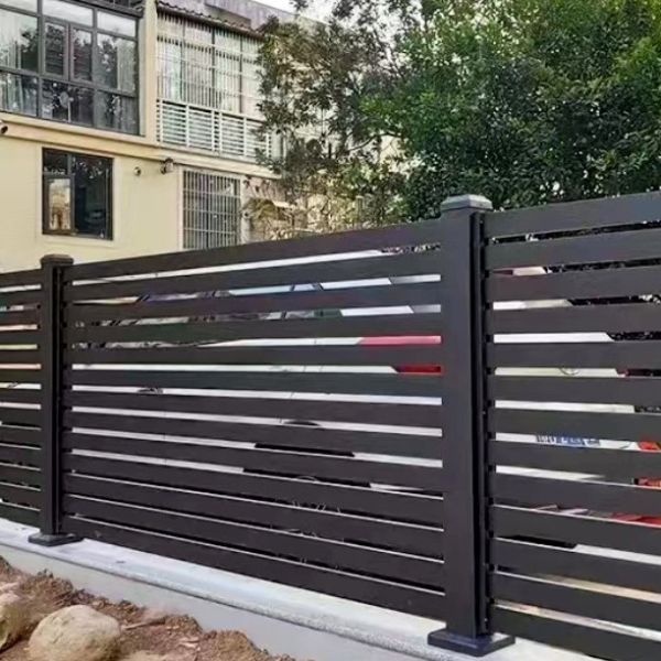 Quality Outdoor Modern Metal Railing Design Aluminum Balcony Railing  Handrails For Staircase Deck for sale