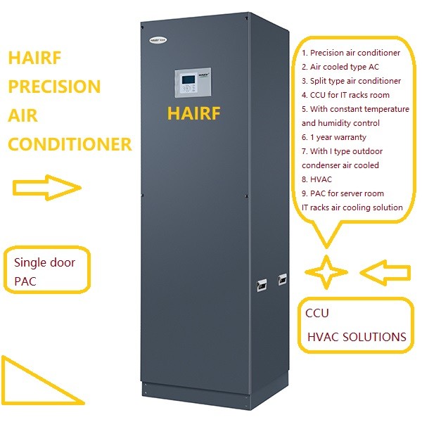 Quality 44kw Energy Saving Black Computer Room Ac Units Crac 9000m3/H for sale