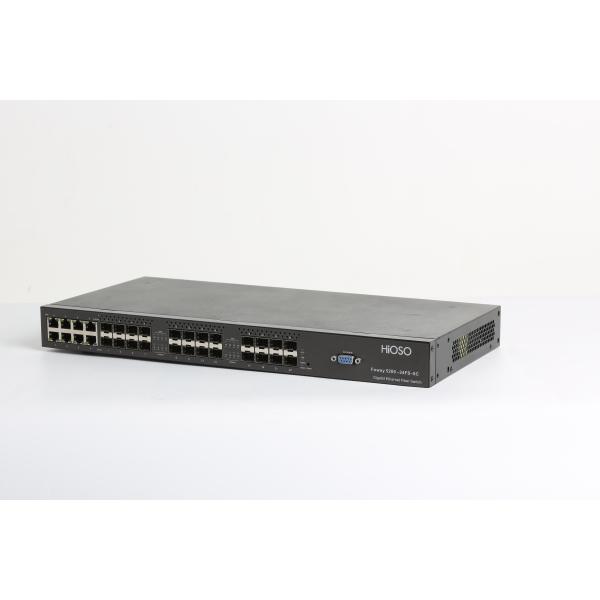 Quality Super Thin 16 1000M SFP 8 Combo Uplink Optical Bypass Switch 24 Port for sale
