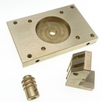Quality H8 Brass Machined Parts H90 , H68 Precision Brass Turned Components for sale