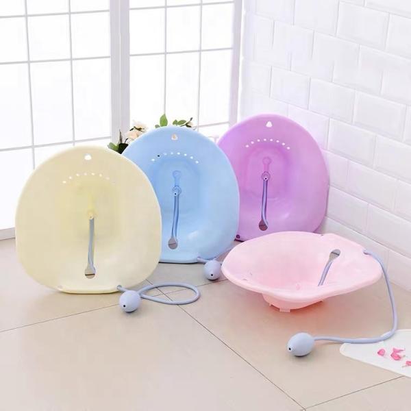 Quality Universal Folding Sitz Bath Squat Free Toilet Seat - Designed for Perineal Soaking, Postpartum Care, Elderly, Hemorrhoid for sale