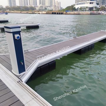 Quality Aluminum Alloy Floating Dock Wharf Pontoon Floating Jetty Pier Float Dock for sale