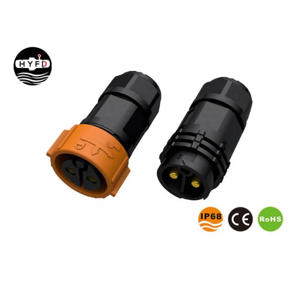 Quality Automatic Push Pull Lock 300V IP68 Waterproof Cable Connector for sale