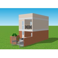 Quality Galvanised Prefab Lightweight Steel House Duplex Villa Apartment for sale