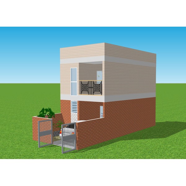 Quality Galvanised Prefab Lightweight Steel House Duplex Villa Apartment for sale