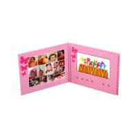 Quality 7 inch LCD media player brand video brochure invitation card for business for sale