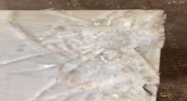 Quality 2mm Thin Natural Stone Laminated Glass Chemical Corrosion Resistant for sale