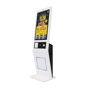 Quality QR Code Scanner Optional 21.5'' Self Service Kiosk With HD Resolution for sale