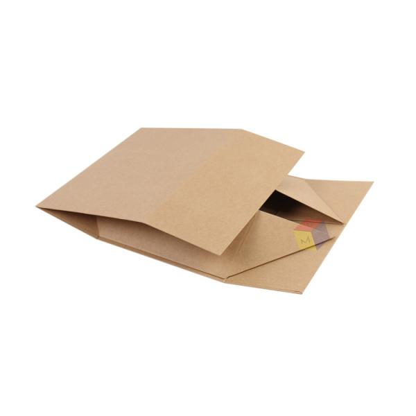 Quality Collapsible Folding Rigid Cardboard Clothing Kraft Apparel Packaging Box With for sale