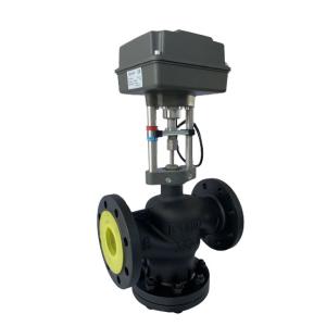 Quality AC24V Electric Temperature Control Valve For Plate Heat Exchanger Automatic for sale