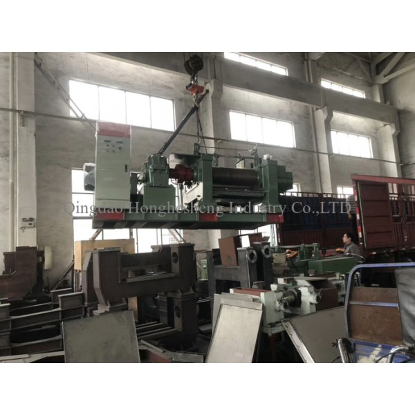 Quality Three Rolls Rubber Calender Mill 0.2MM For Double Side Coating for sale