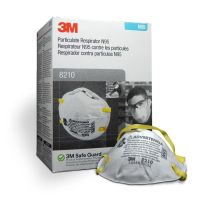 Quality Respirator White Free Size 8210 Disposable Dust Mask for sale