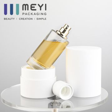 Quality No - Leaking 50ml Perfume Bottle Glass With White Magnetic Perfume Cap for sale