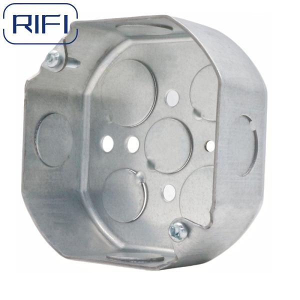 Quality Square/Handy/Octagonal Steel Box With Screw 4"x4",4"x2"Metal Boxes for sale